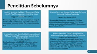 ppt seminar proposal yusuf analisis sentimen | PPTX