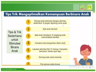 Optimalkan Tumbuh Kembang Anak dalam Rangka Pencegahan Stunting | PPT