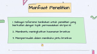 Contoh seminar proposal untuk penerapan iot | PPTX