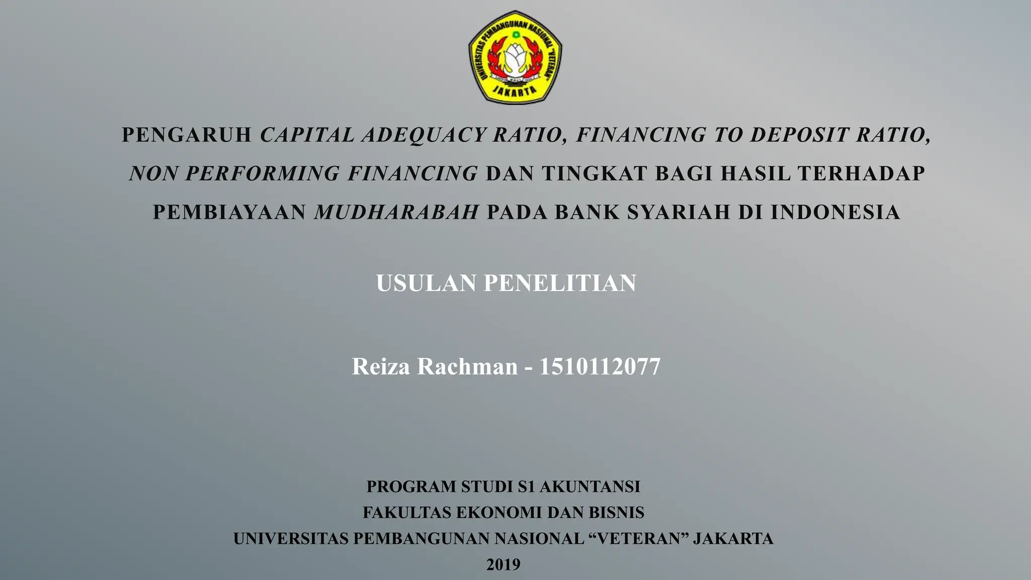 PPT Sempro untuk keperluan contoh pada p | PPT