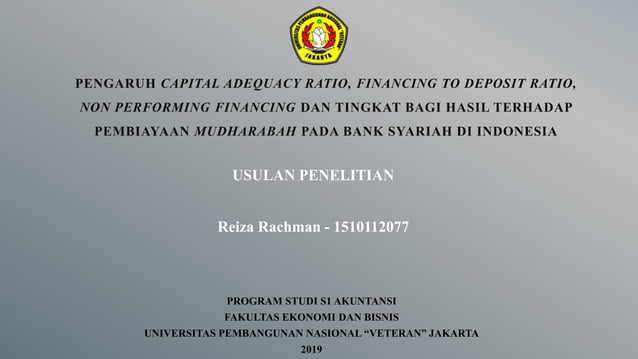 PPT Sempro untuk keperluan contoh pada p | PPT