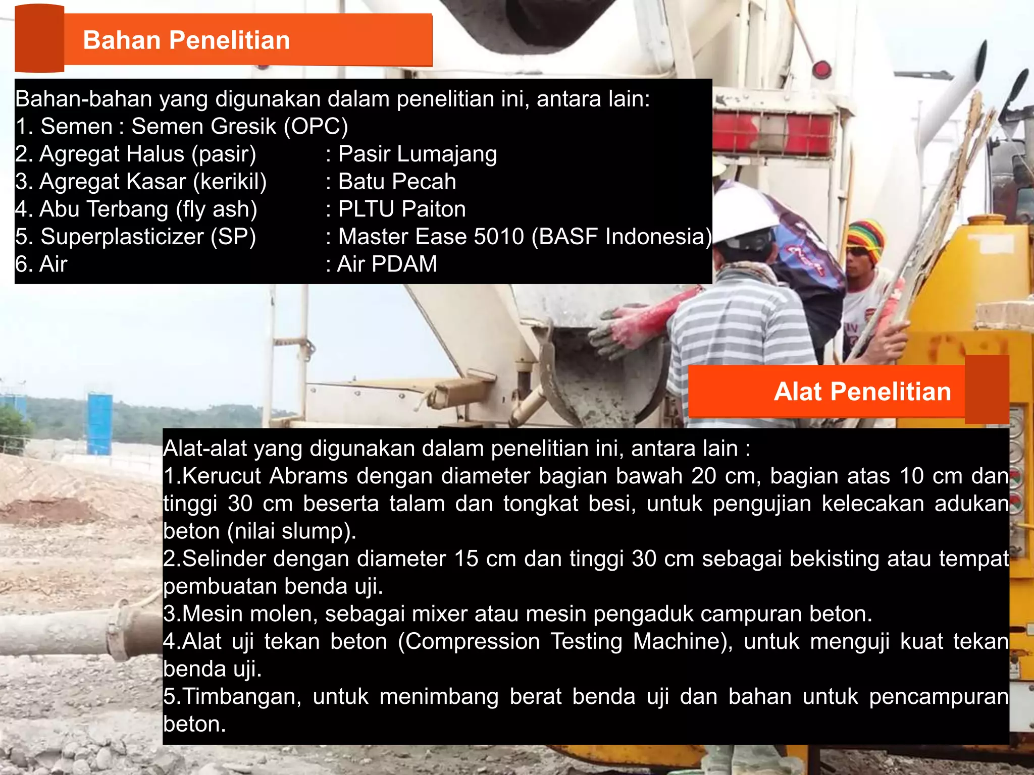 PENGARUH PEMANFAATAN FLY ASH PADA BETON | PPT