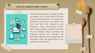 ppt sempro ttg the Effect of focus group. | PPTX | Educational Assessment | Education