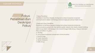 PPT SEMPRO STRATEGI KOMUNIKASI KORPORASI DALAM MEMBANGUN BRAND IMAGE ...