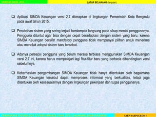 Analisis Technology to performance Chain (TPC) dalam Implementasi SIMDA ...
