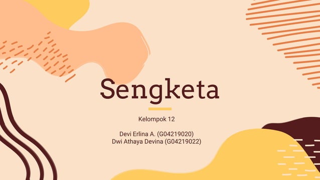 Ppt sengketa | PPTX