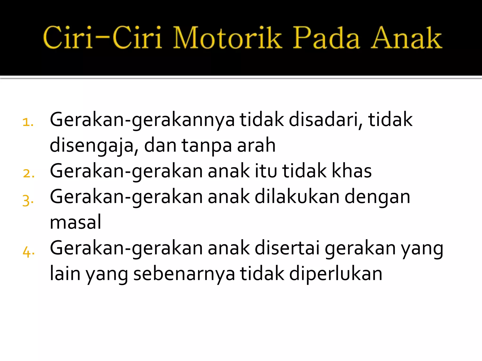 Proses Sensorik dan Motorik | PPTX