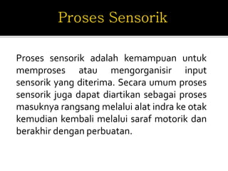 Proses Sensorik dan Motorik | PPTX