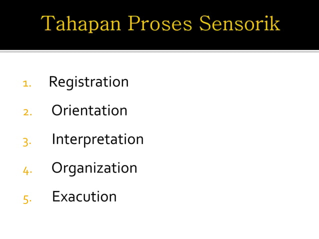 Proses Sensorik dan Motorik | PPTX