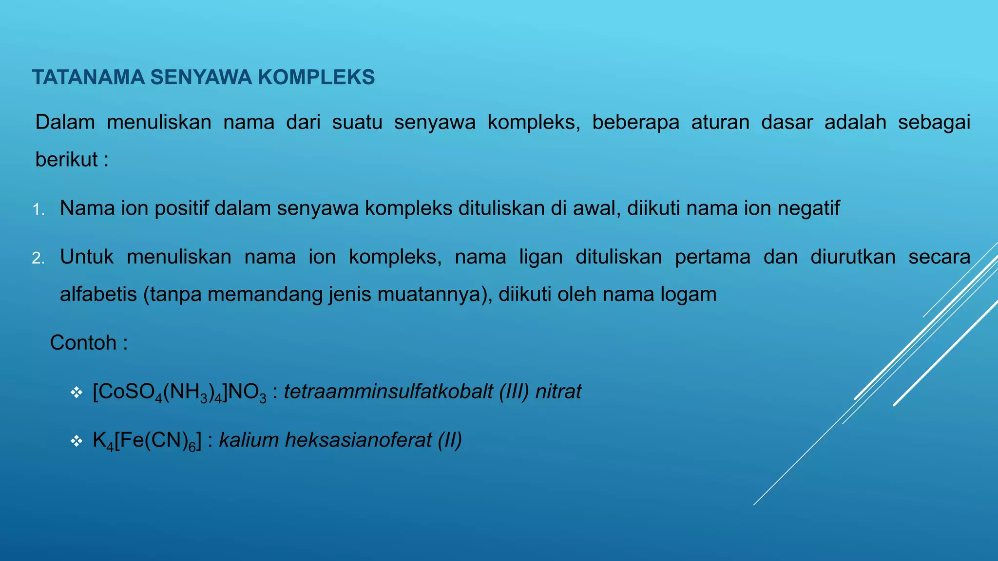 PPT SENYAWA KOMPLEK.ppt