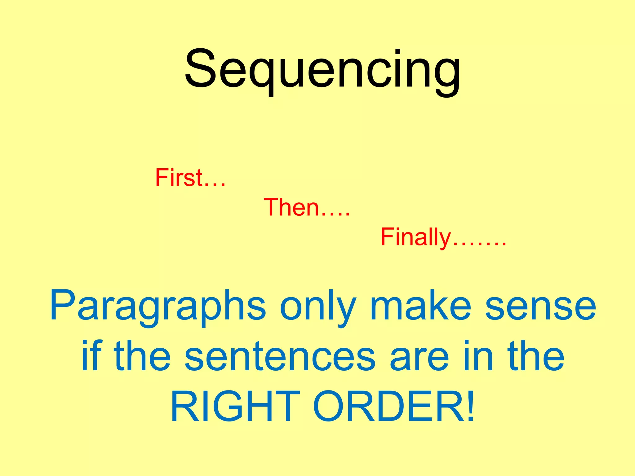 Ppt sequencing lesson 3 | PPT