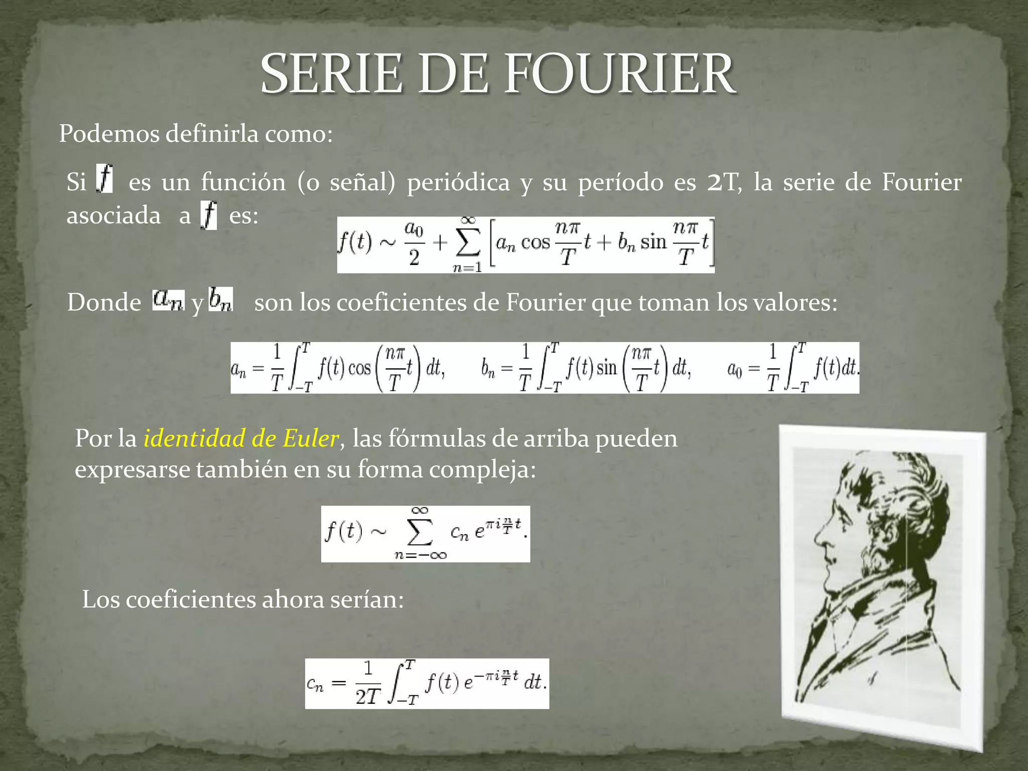 Serie y Transformada de Fourier | PPTX | Physics | Science