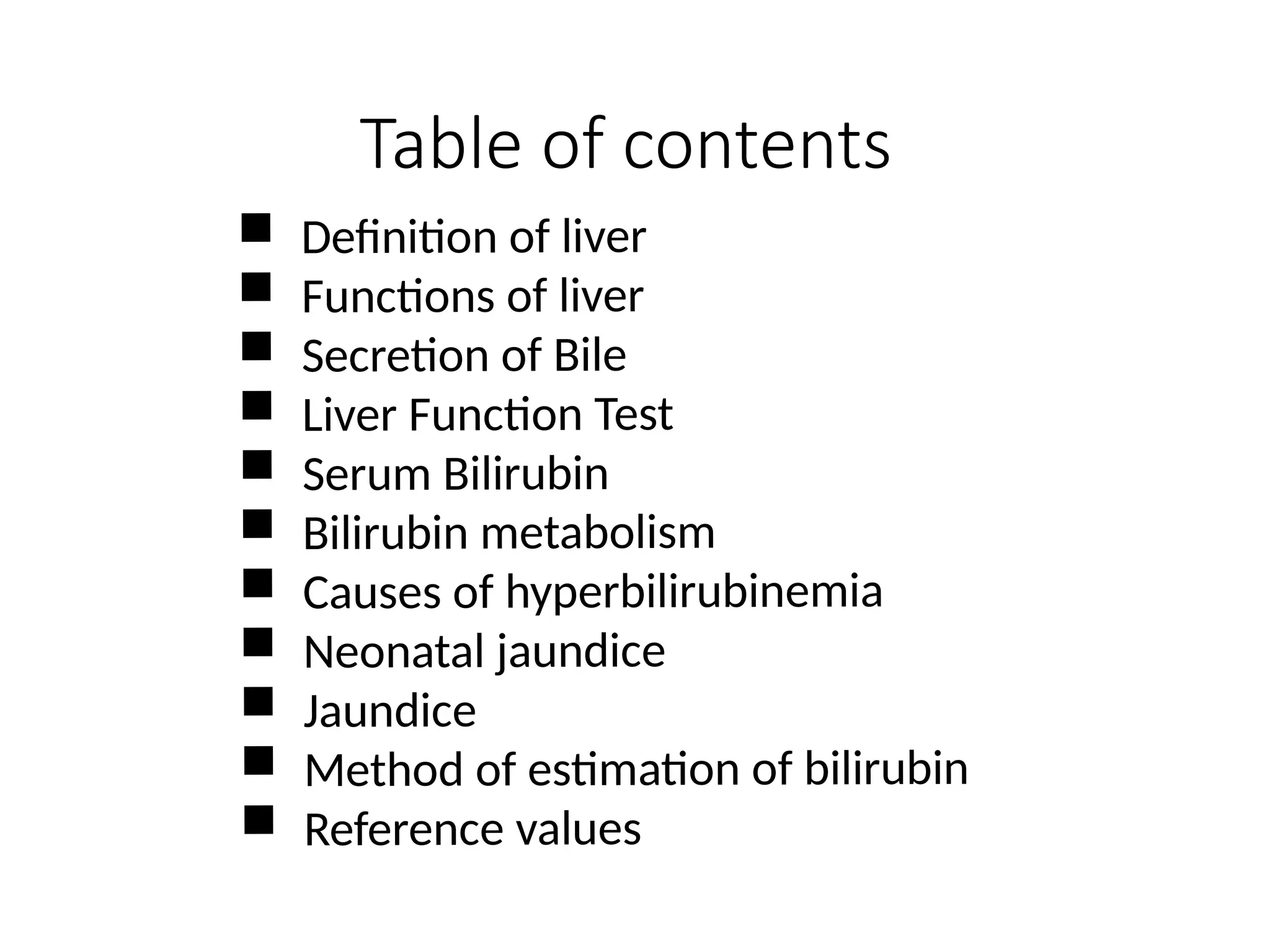 ppt serum Bilirubin in child and adults. | PPTX
