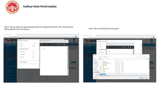 UIDAI Aadhaar Service Plus Portal Presentation | PPTX | Internet ...
