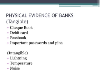 ROLE OF PHYSICAL EVIDENCE IN SERVICE MARKETING | PPTX