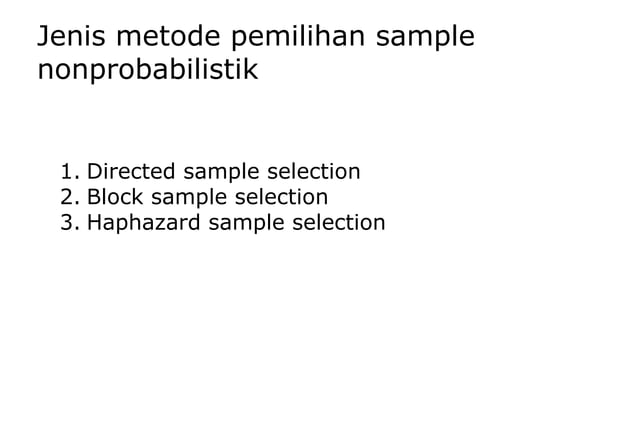 PPT Sesi 2 - Samoling Audit dan Metode sampling | PPT