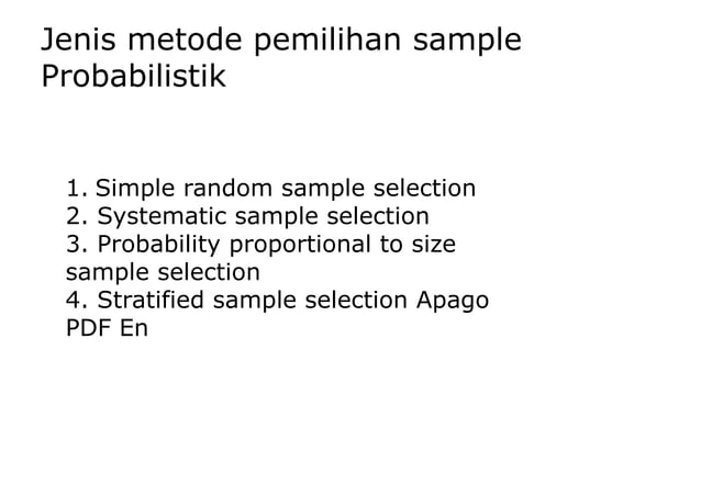 PPT Sesi 2 - Samoling Audit dan Metode sampling | PPT