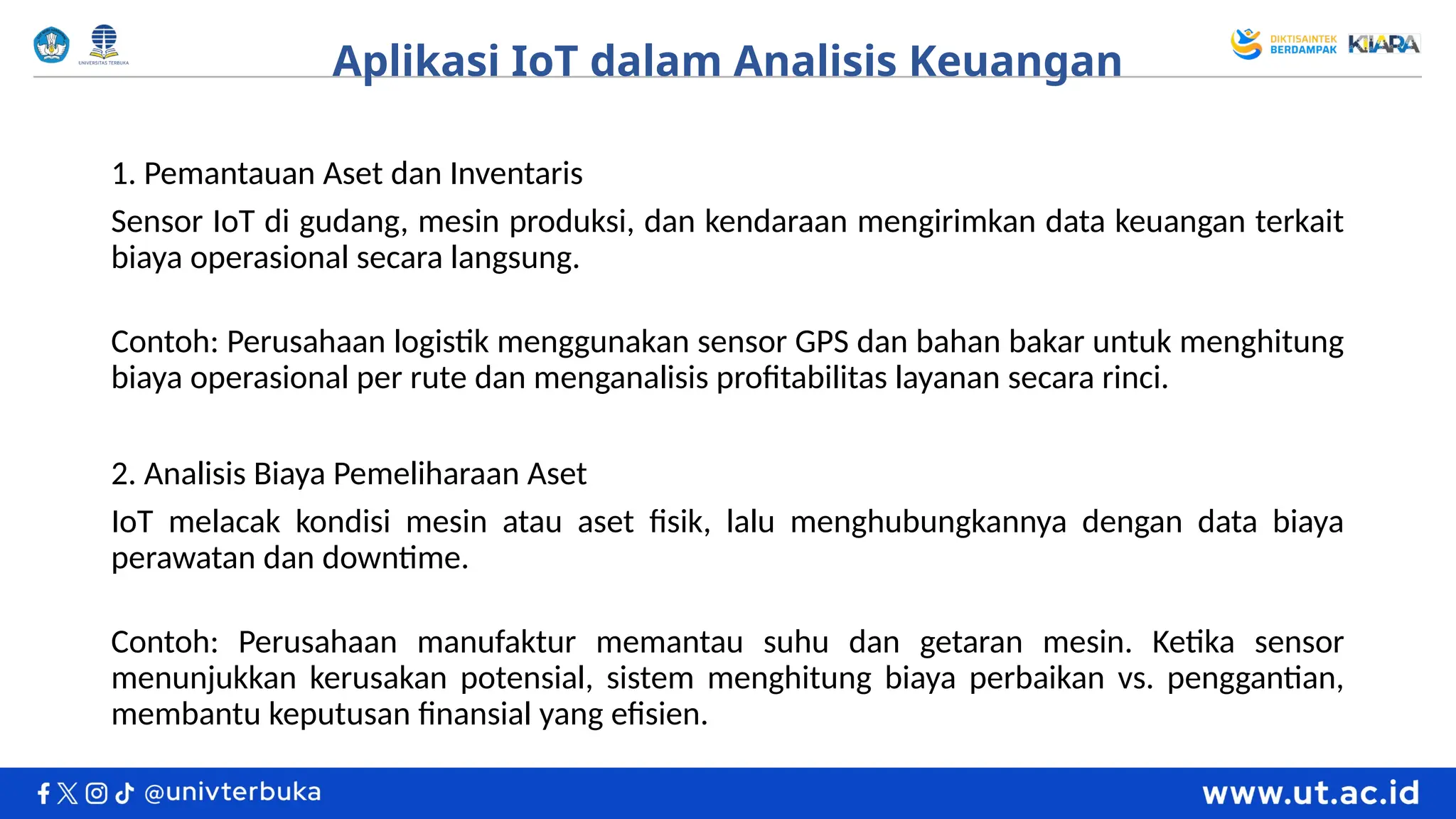 PPT_ Sesi 9_Penggunaan Big Data dan IoT dalam Analisis Kinerja Keuangan ...