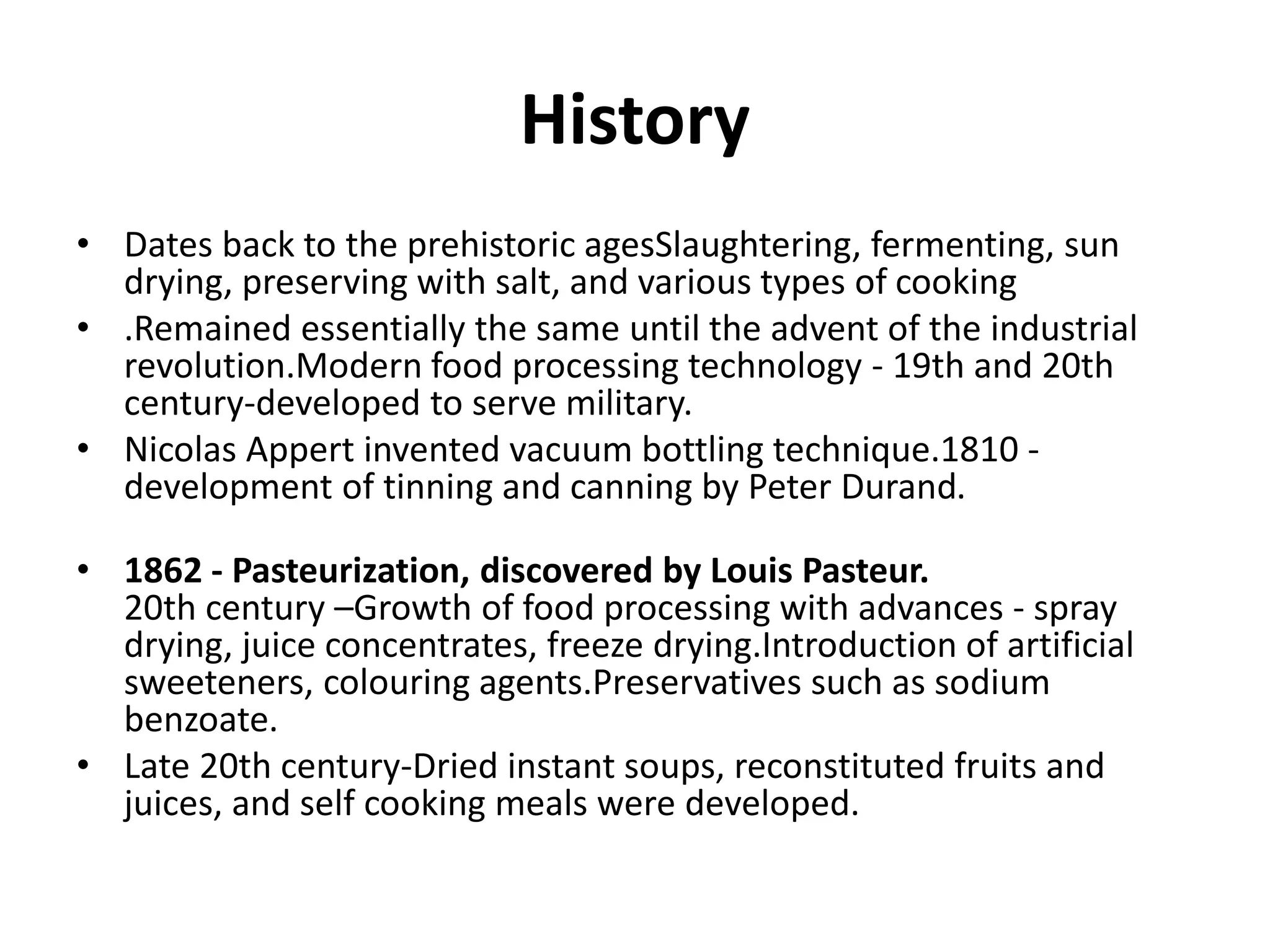 Present Status of food processing in India: special emphasis on ...