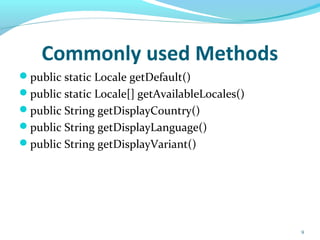 Resource Bundle and Locale | PPT