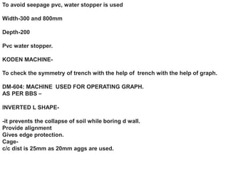 DELHI METRO UNDERGROUND TUNNELING : SHAHBAZ KHAN DMRC | PPTX