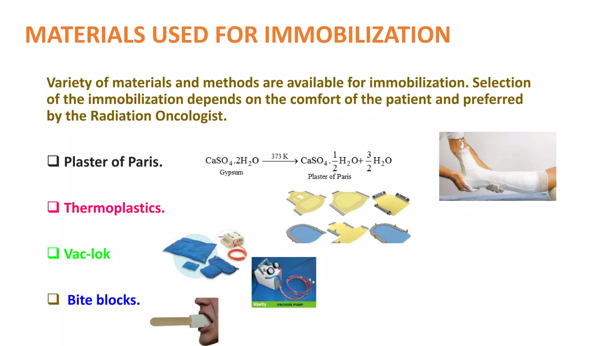 IMMOBILIZATION DEVICES | PPTX