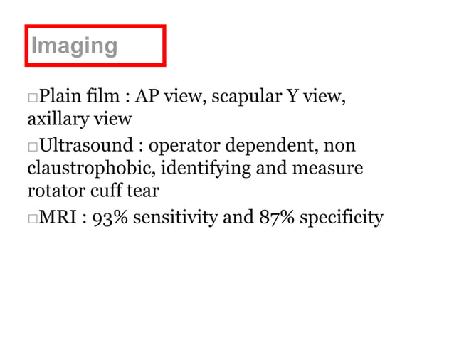 Ppt shoulder pain | PPTX