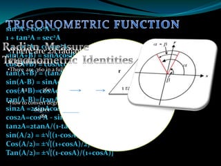 Ppt show on trigonometry | PPT