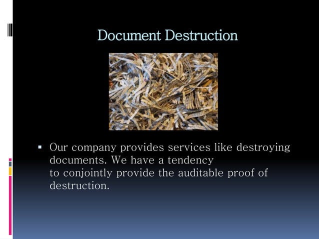 Shred Paper | PPT