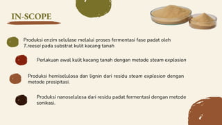 Produksi Enzim Selulase dari Fermentasi Kulit Kacang Tanah.pptx