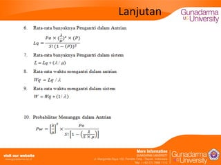 Analisis Antrian Pembelian Tiket Kereta Pada Stasiun Bekasi dengan ...