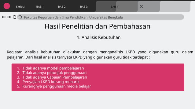 Contoh Power poin Sidang Ujian Skripsi . | PPTX