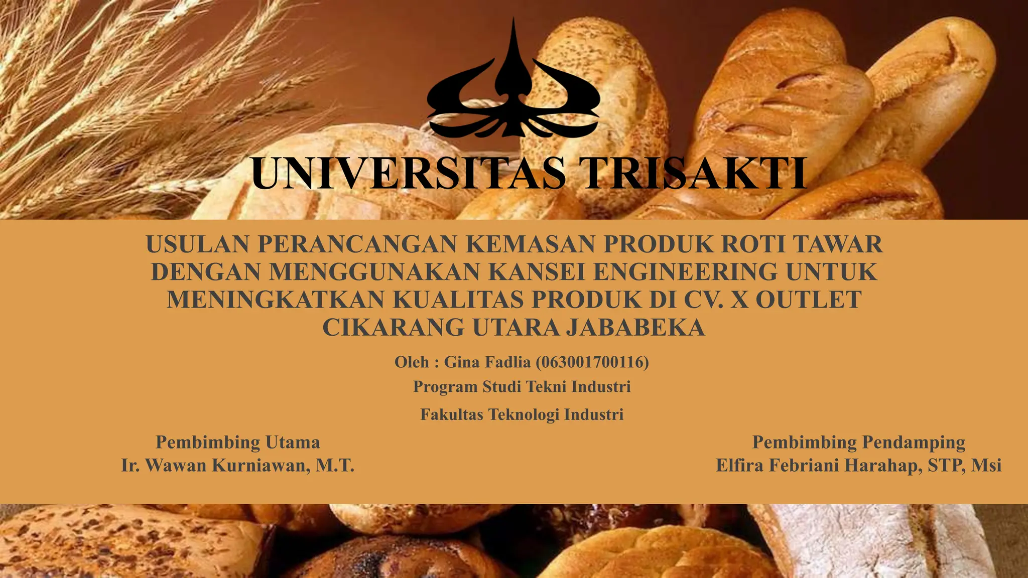 Usulan Perancangan Kemasan Produk Roti Tawar | PPT