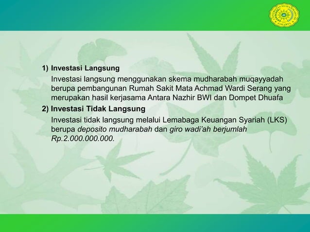 akuntabilitas Wakaf Badan Wakaf Indonesia | PPT