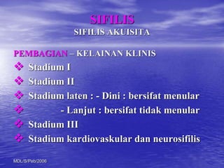 PPT_sifilis (1).ppt untuk masyarakat guna mencegah penyebarannya | PPT