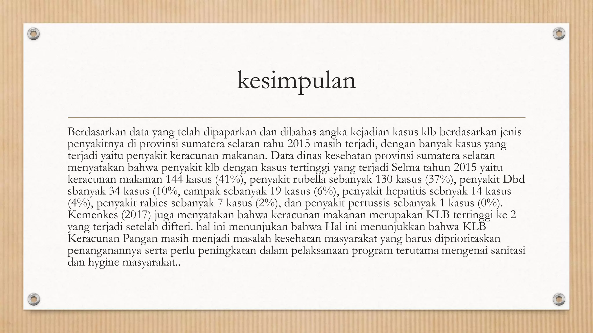 Ppt SIK(data KLB) dikonversi | PPT