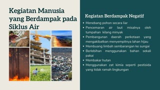 PPT Siklus Hidrologi Mata Kuliah Kimia Lingkungan | PDF