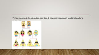 PPT Keberadaa diri dalam keluarga Silsilah keluarga. IPS Kelas 7 pptx | PPTX
