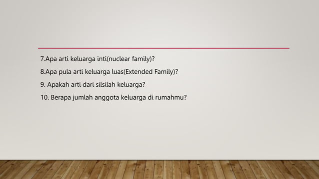 PPT Keberadaa diri dalam keluarga Silsilah keluarga. IPS Kelas 7 pptx ...