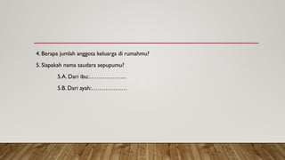 PPT Silsilah keluarga. Materi IPS Kelas VIIpptx | PPTX