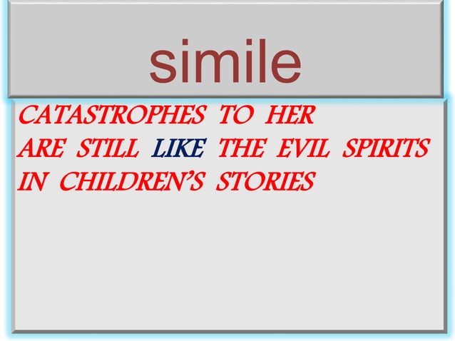 Ppt simile | PPTX | Poetry | Books and Literature