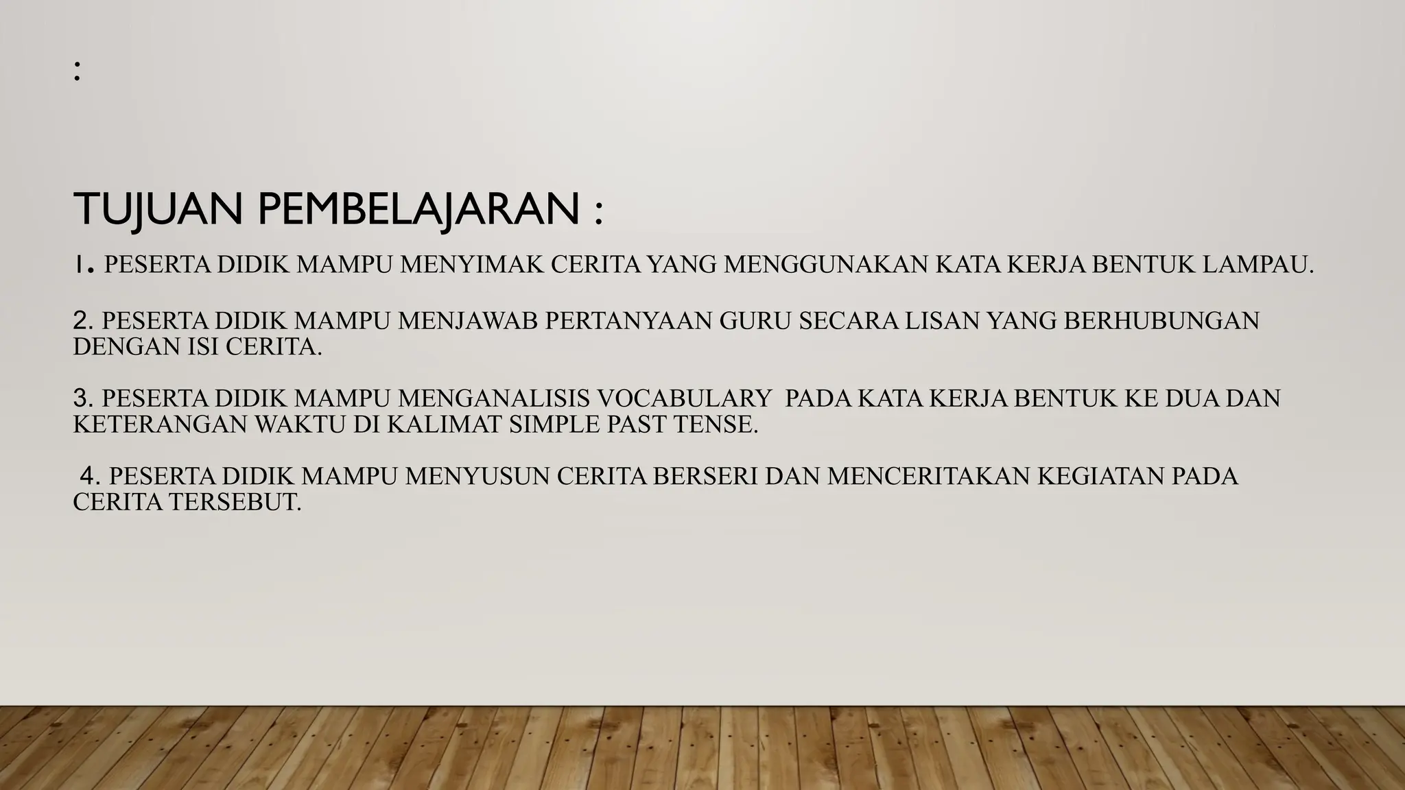 PPT Simple Past Tense.pptx materi simple past tense kelas 6 sD | PPTX