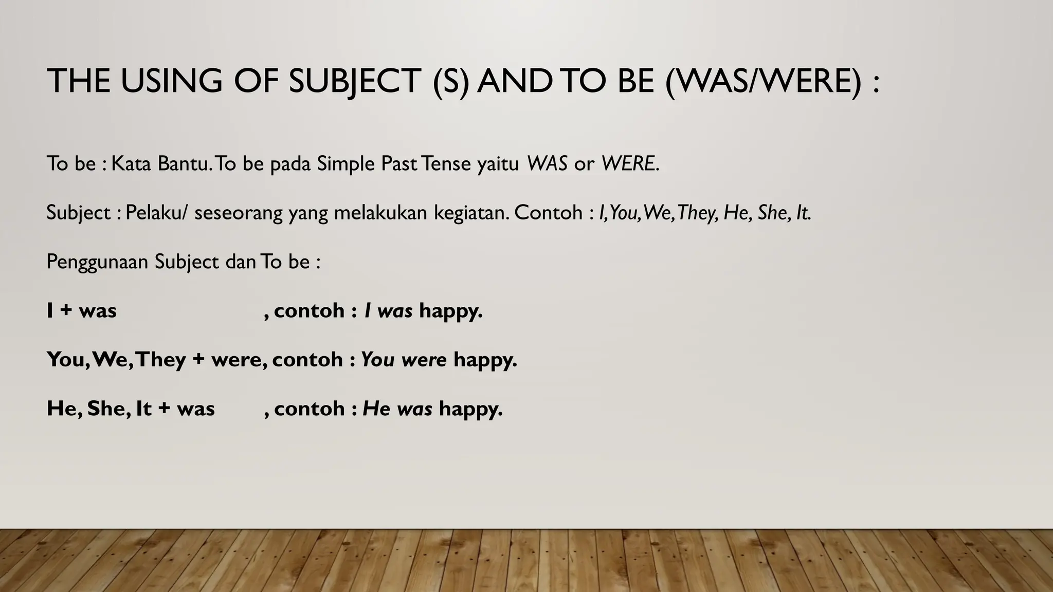 PPT Simple Past Tense.pptx materi simple past tense kelas 6 sD | PPTX