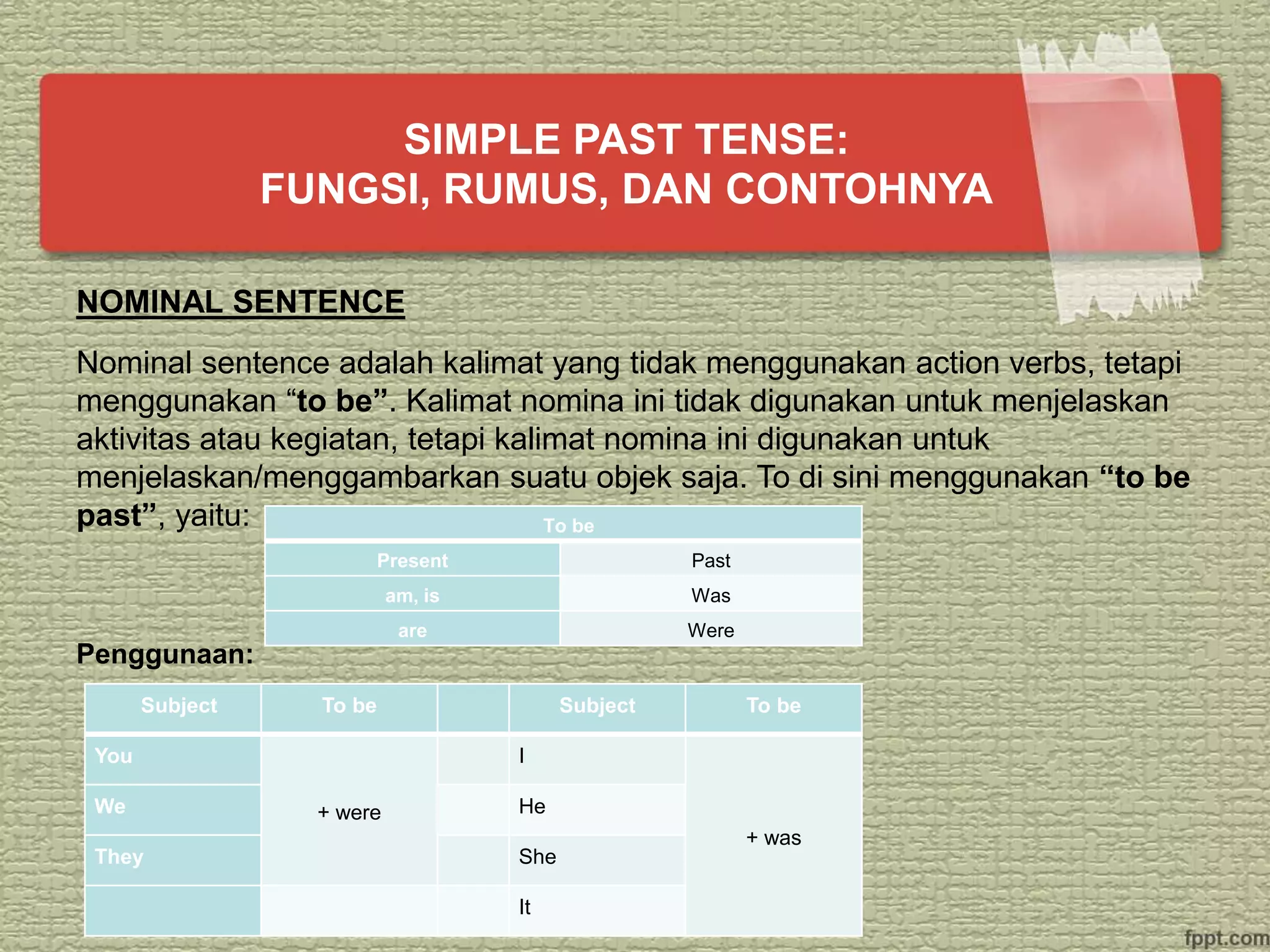 PPT SIMPLE PAST TENSES.ppt