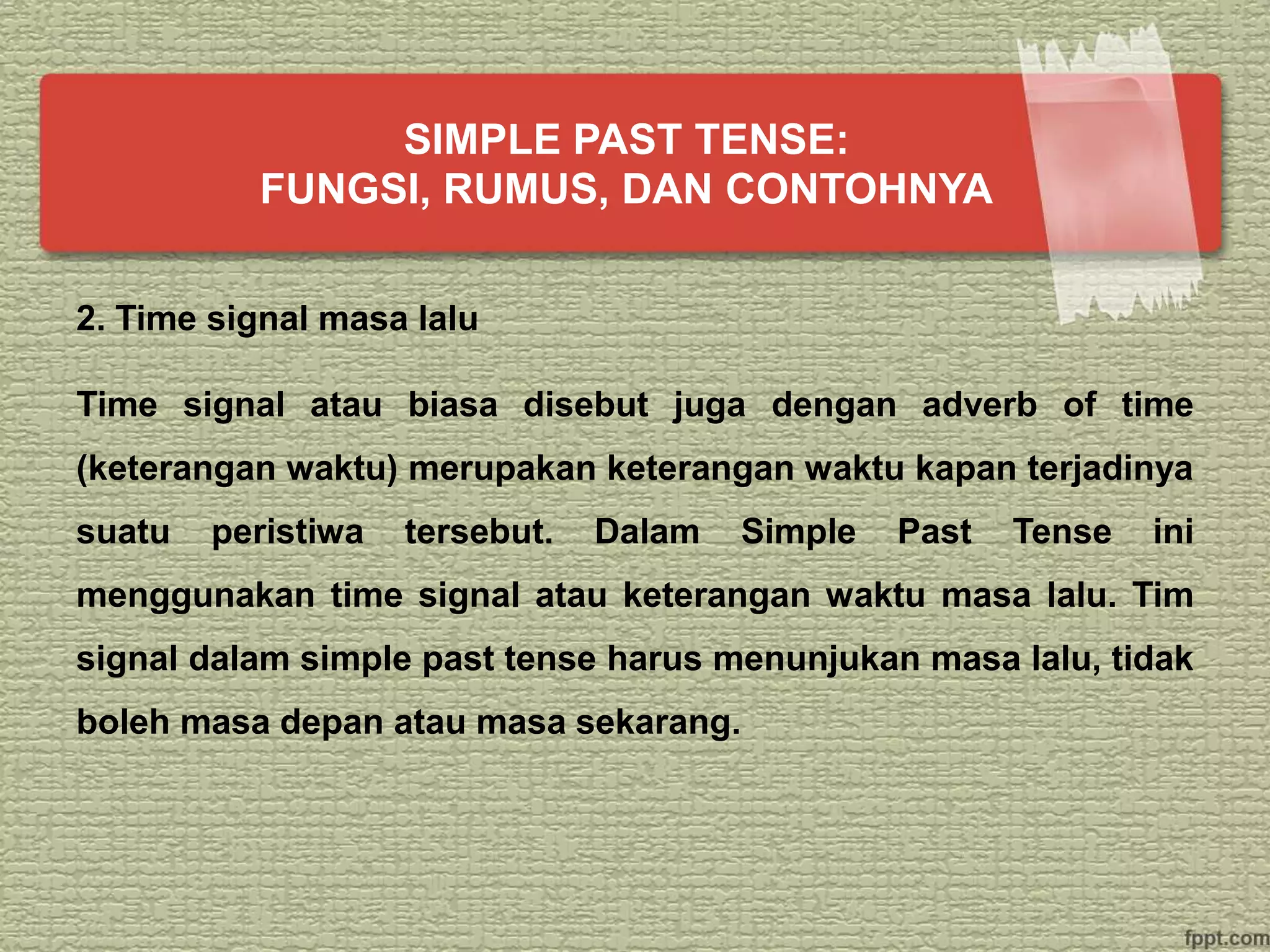 PPT SIMPLE PAST TENSES.ppt