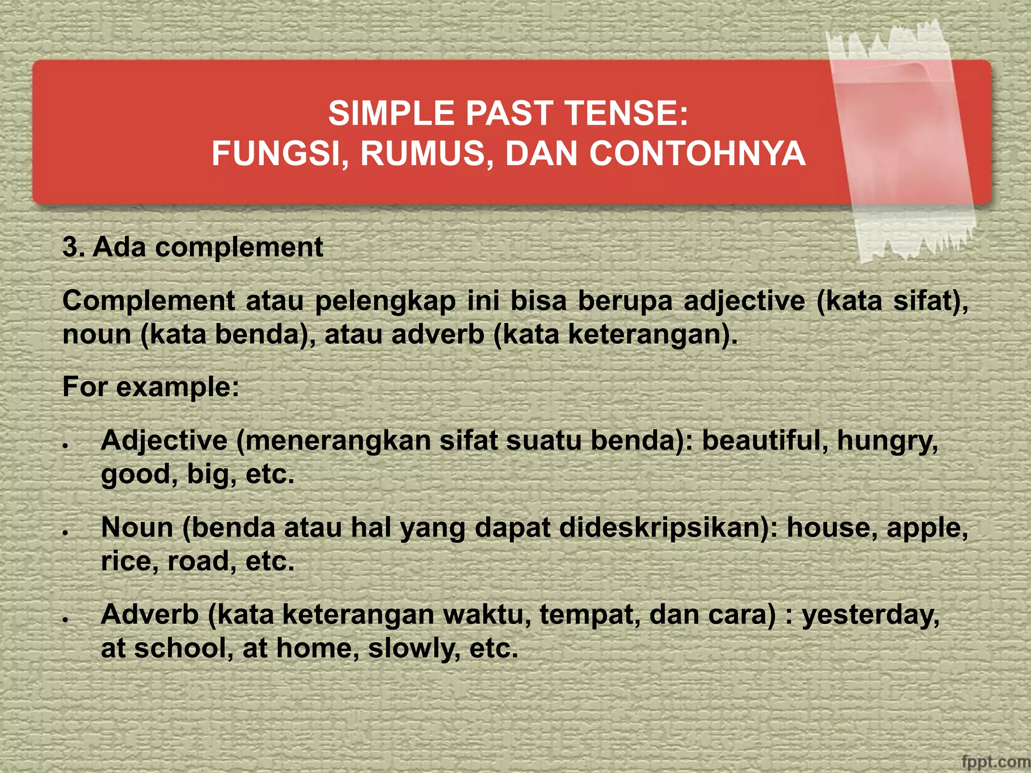 PPT SIMPLE PAST TENSES.ppt
