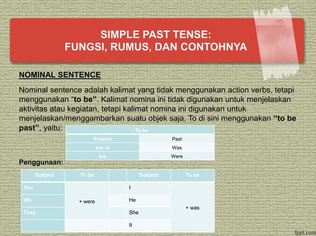 PPT SIMPLE PAST TENSES.ppt