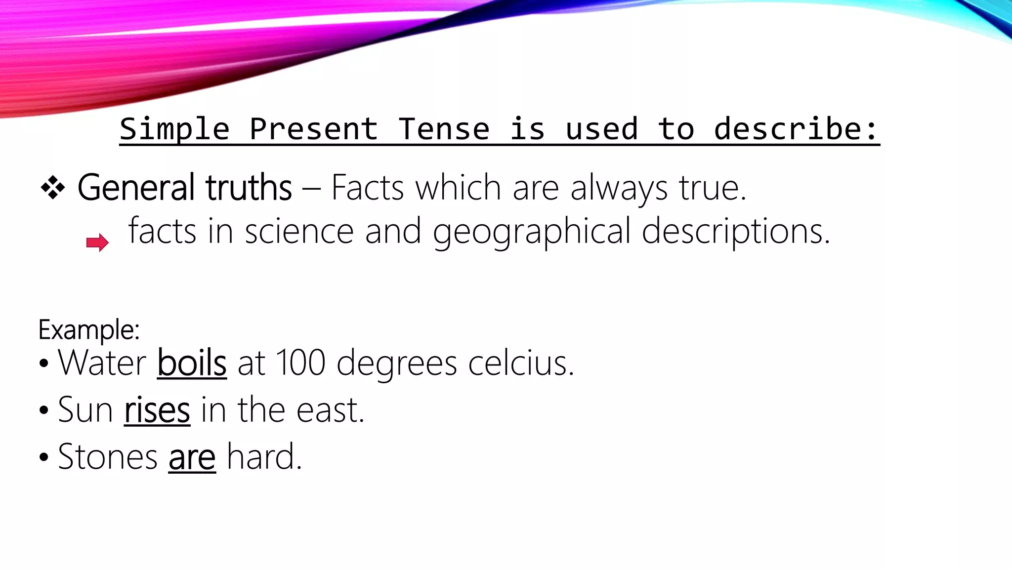 SIMPLE PRESENT TENSE | PPT