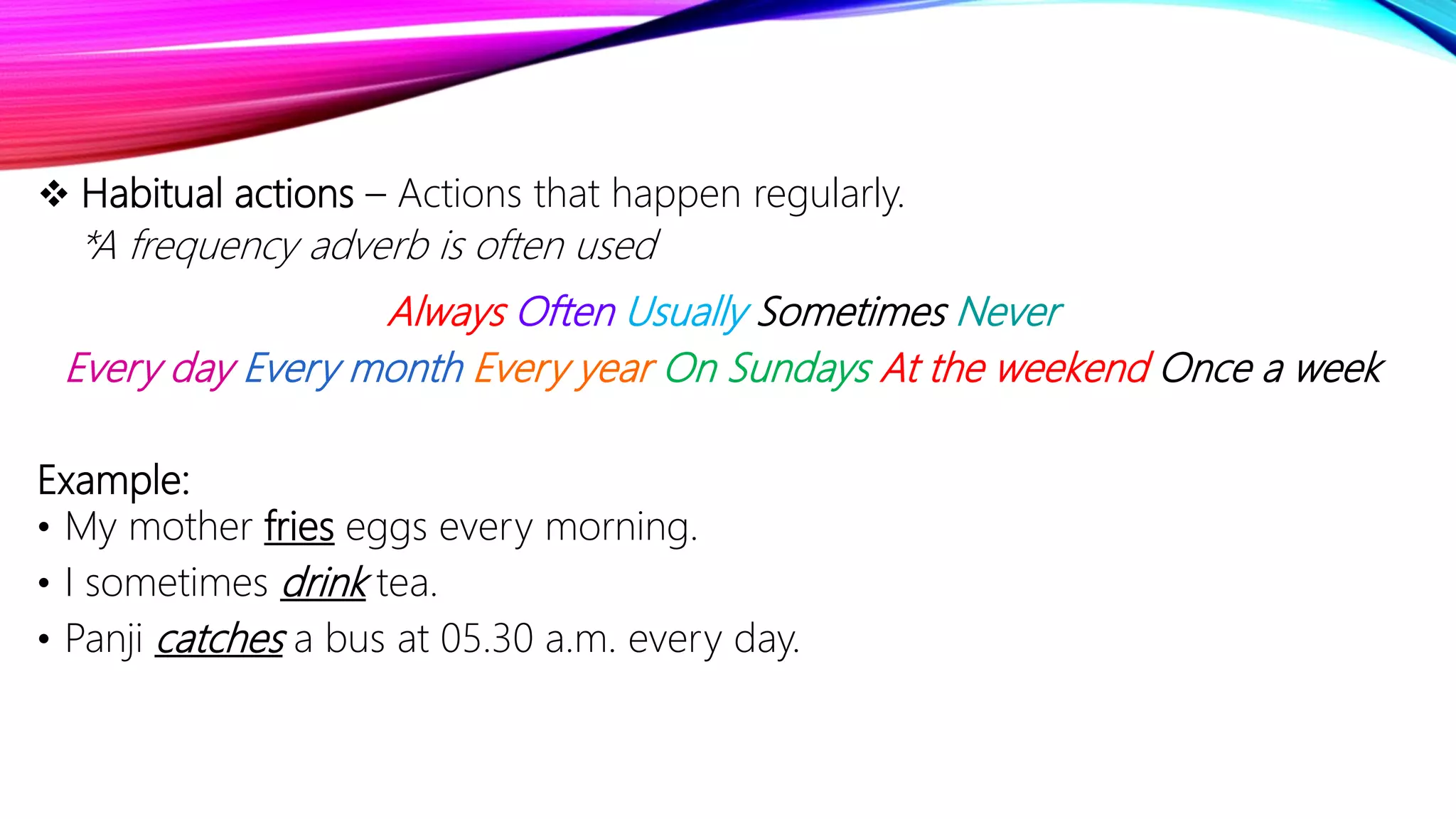 SIMPLE PRESENT TENSE | PPT