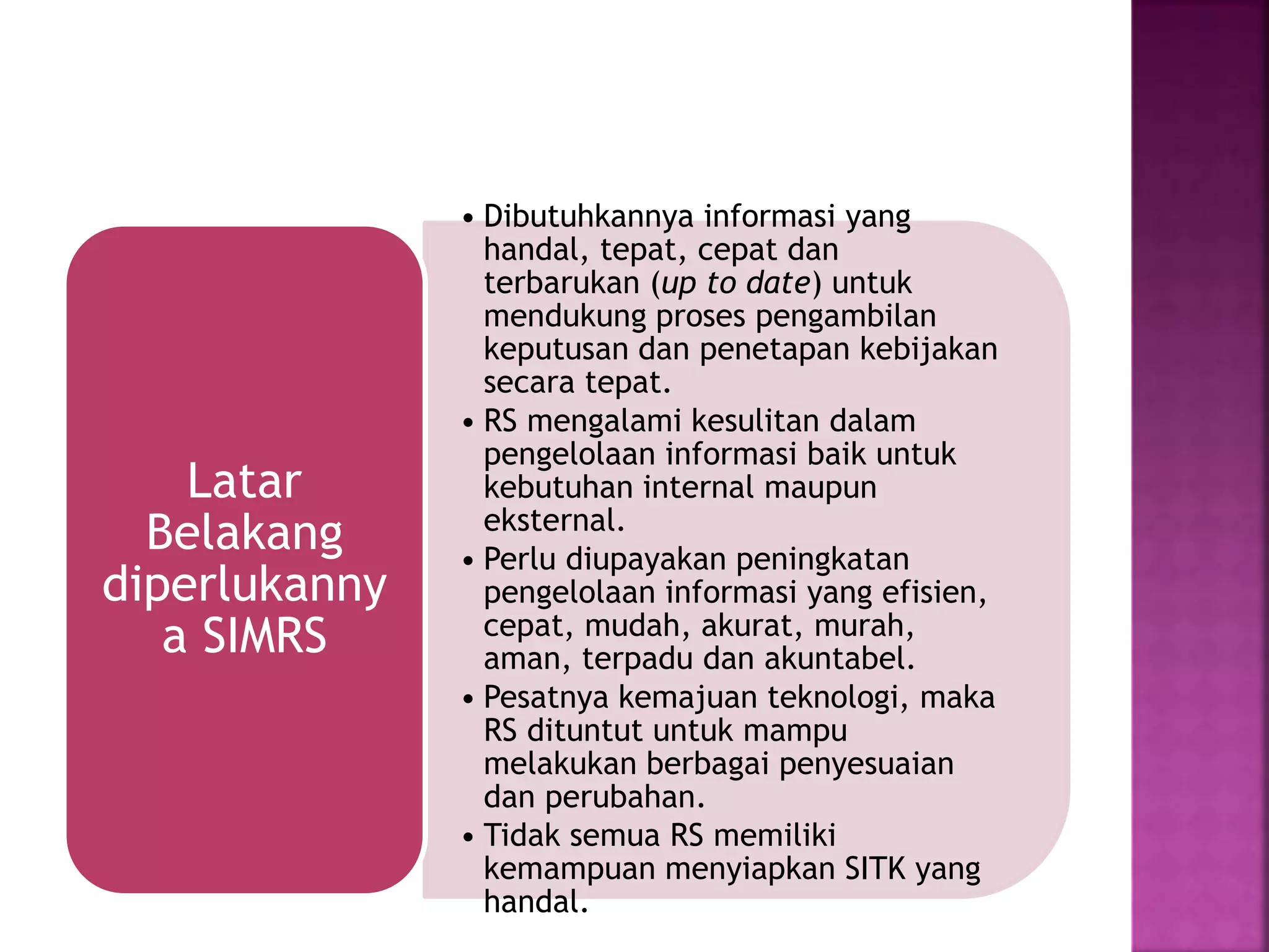 Ppt simrs kelompok 2 | PPT